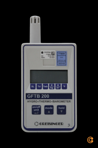 Greisinger GFTB 200 Luftfeuchtemessgerät (Hygrometer) SIEHE TEXT/FOTOS ...