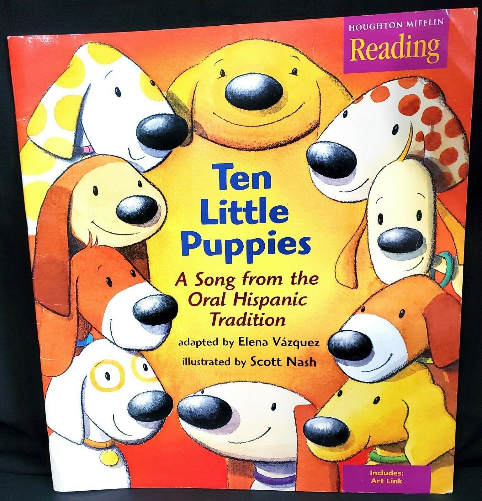 TEN LITTLE PUPPIES Big Book homeschool school reading learning ...