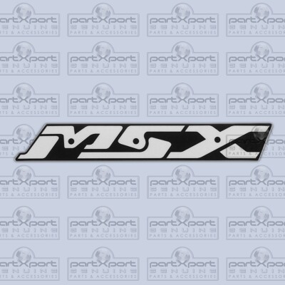 HONDA MSX GROM SF "MSX" WHITE BLACK STICKER DECAL 2016 - 2019 | eBay
