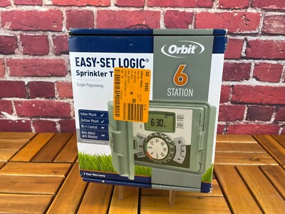 NIB ORBIT SPRINKLER TIMER 57896 Simple Programming Easy-Set Logic ...