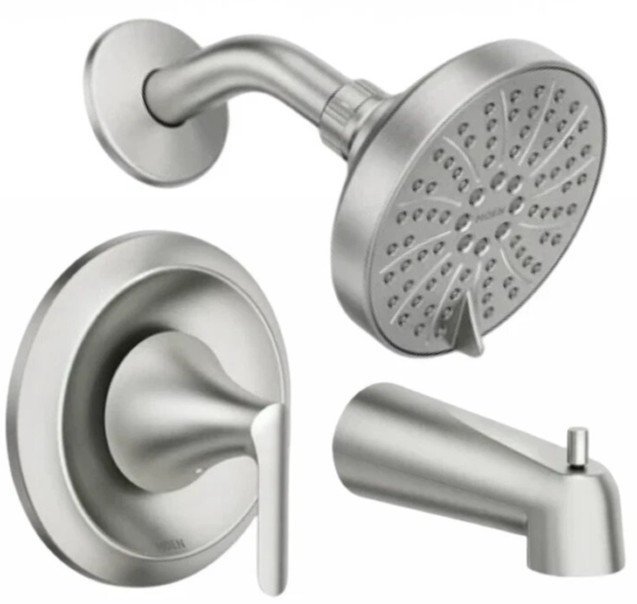 MOEN 82518 Findlay Single-Handle 6-Spray Tub and Shower TRIM ONLY Brushed Nickel | eBay