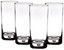 Home Essentials Red Series Bubble 17oz Highball Glass Set of 4 for sale ...