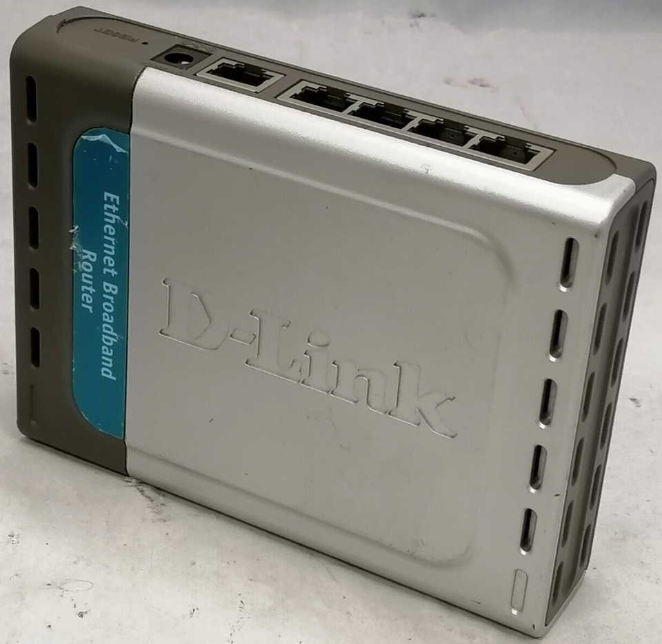 D-Link DI-604 IP Router for DSL/Cable Modems With 4-Port 10/100Mbps ...