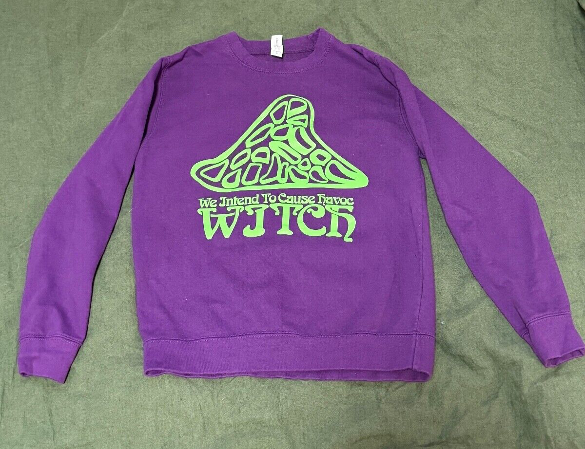 WITCH We Intend To Cause Havoc sweat shirt Small S zamrock Ngozi Amanaz ...