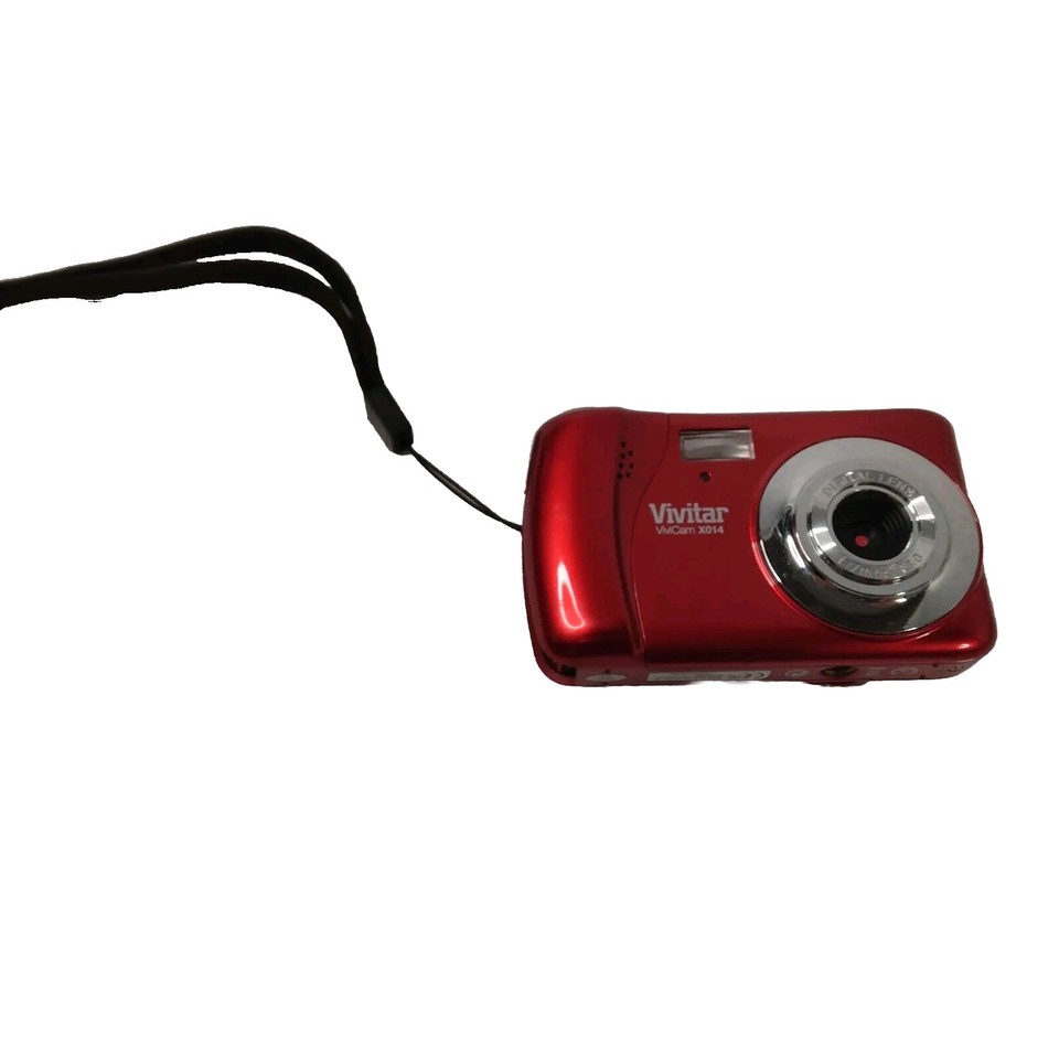 Vivitar ViviCam X014N 10.1MP Digital Camera - Red | eBay