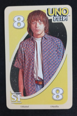 2017 Stranger Things Uno Flip! Card Yellow Jonathan Byers #8 (B) | eBay ...