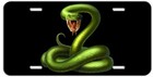 CUSTOM LICENSE PLATE GREEN SNAKE NOVELTY AUTO TAG | eBay