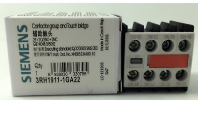 SIEMENS Contactors Accessories Auxiliary Contacts 3RH1921-1GA22 | eBay