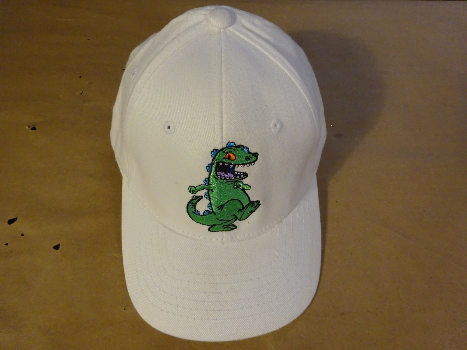 Nickelodeon White Rugrats Reptar Dinosaur Hat - Adult… - Gem