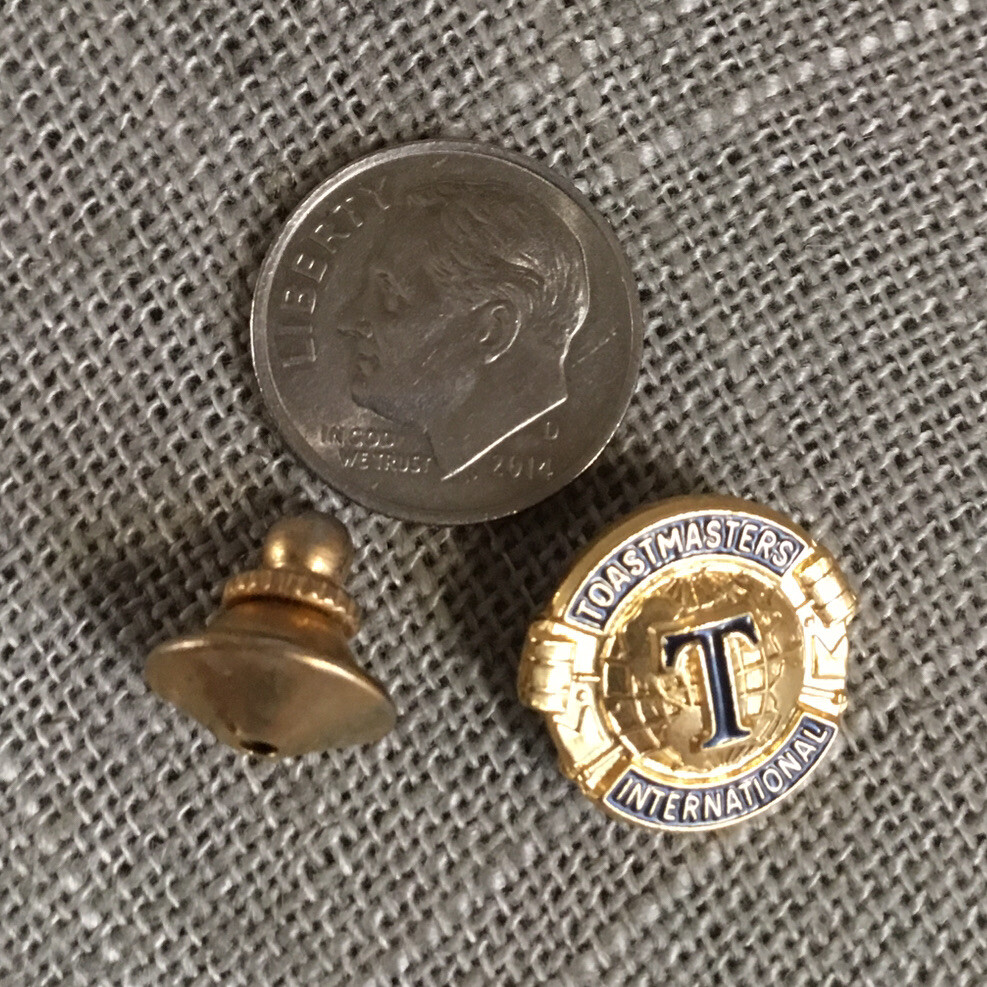 Toastmasters International Lapel Tie Pin Gold Tone | eBay