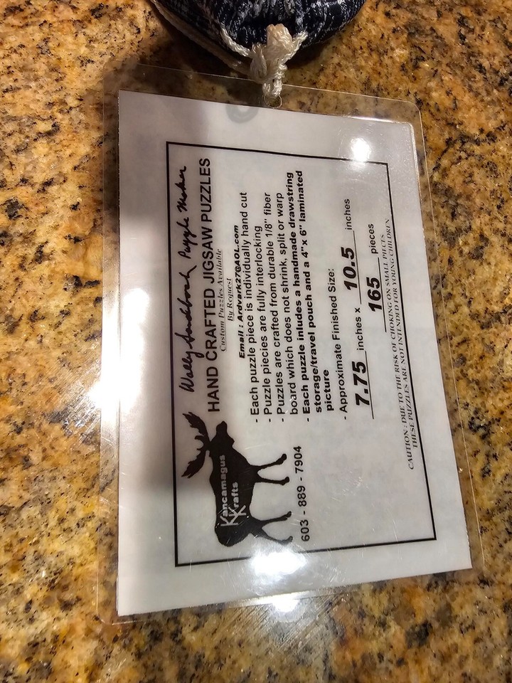 Handcrafted Wooden Jigsaw 2-Sided Puzzle Renaissance Theme, 165 pieces ...