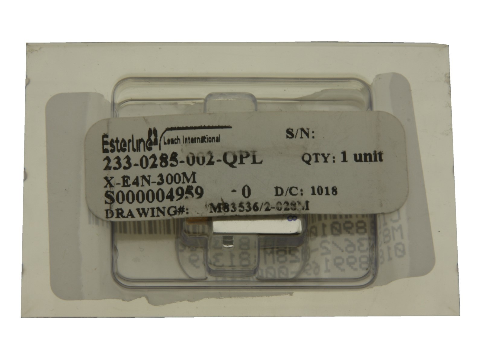 NEW BOMBARDIER LEARJET RELAY P/N M83536-2-028M, X-E4N-300M | eBay