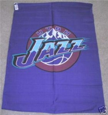 UTAH JAZZ FLAG 28 X 40" FULL SIZE FLAG VINTAGE BANNER | eBay