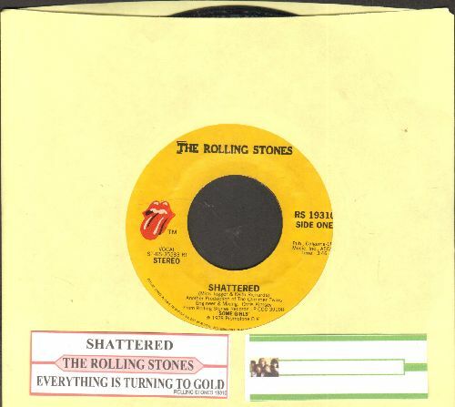 Rolling Stones - Shattered RS 19310 Vinyl 45 Rpm Record | eBay