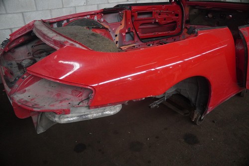 Rear Right Quarter Body Panel Structural Cut Convertible Porsche 911 ...