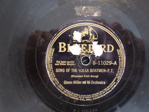 BLUEBIRD 78 RECORD 11029/ GLENN MILLER /CHAPEL IN THE VALLEY/SONG OF ...
