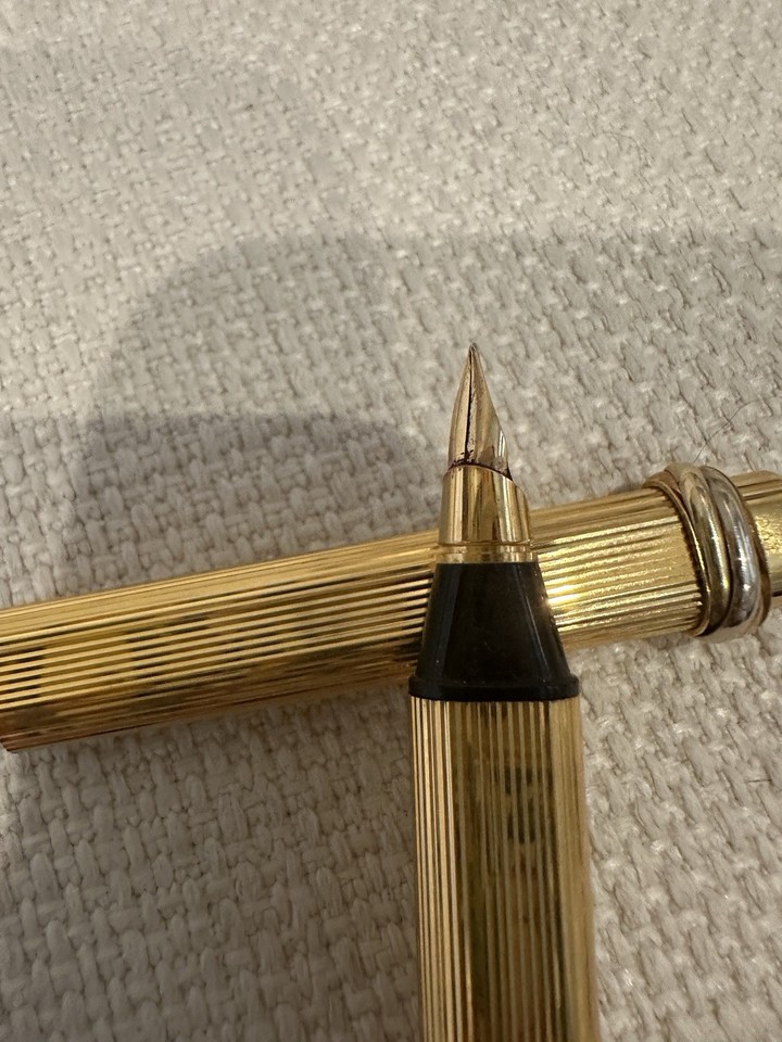 Le Must de Cartier Fountain Pen Trinity Gold Ring, LIMITED EDITION | eBay