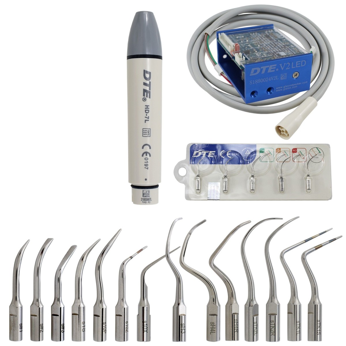 Dental Lab Equipment Woodpecker HD-7L Dental Ultrasonic Scaler ...