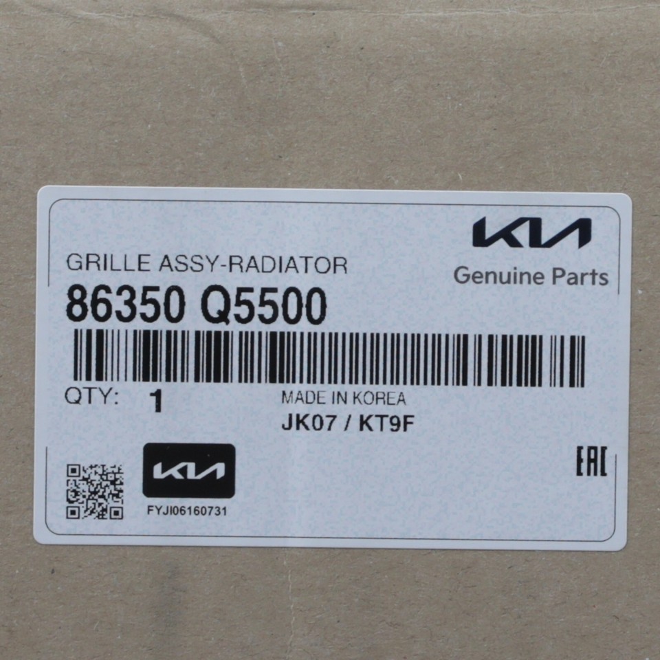 NEW OEM Kia 2024-2025 Seltos Front Radiator Grille Assembly 86350-Q5500 ...