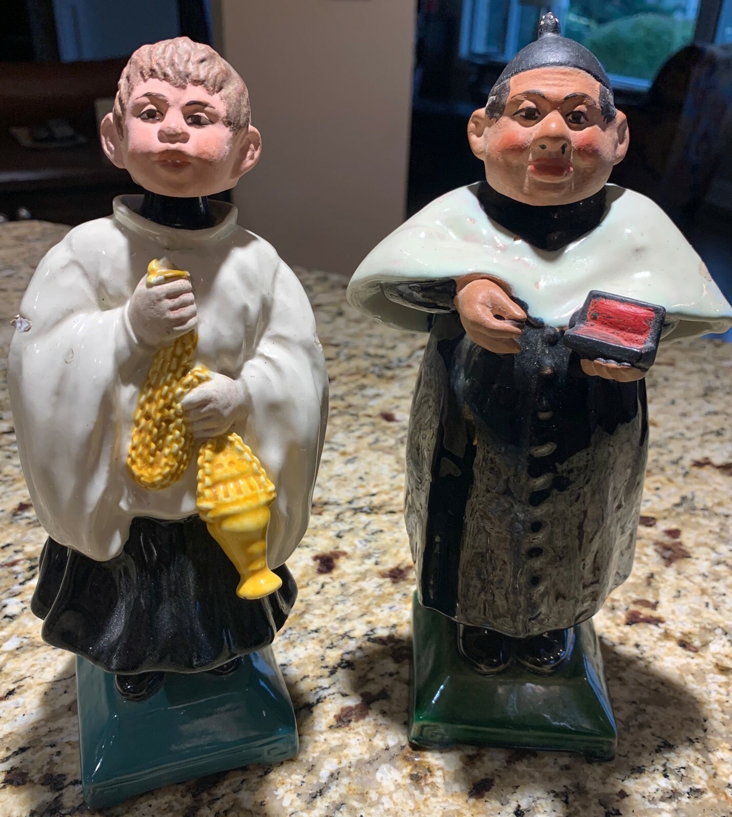 Antique Portuguese Nodders (Bobbleheads) Priest and Altar Boy. | eBay