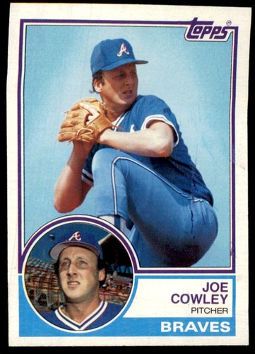 1983 TOPPS JOE COWLEY RC ATLANTA BRAVES #288 | eBay