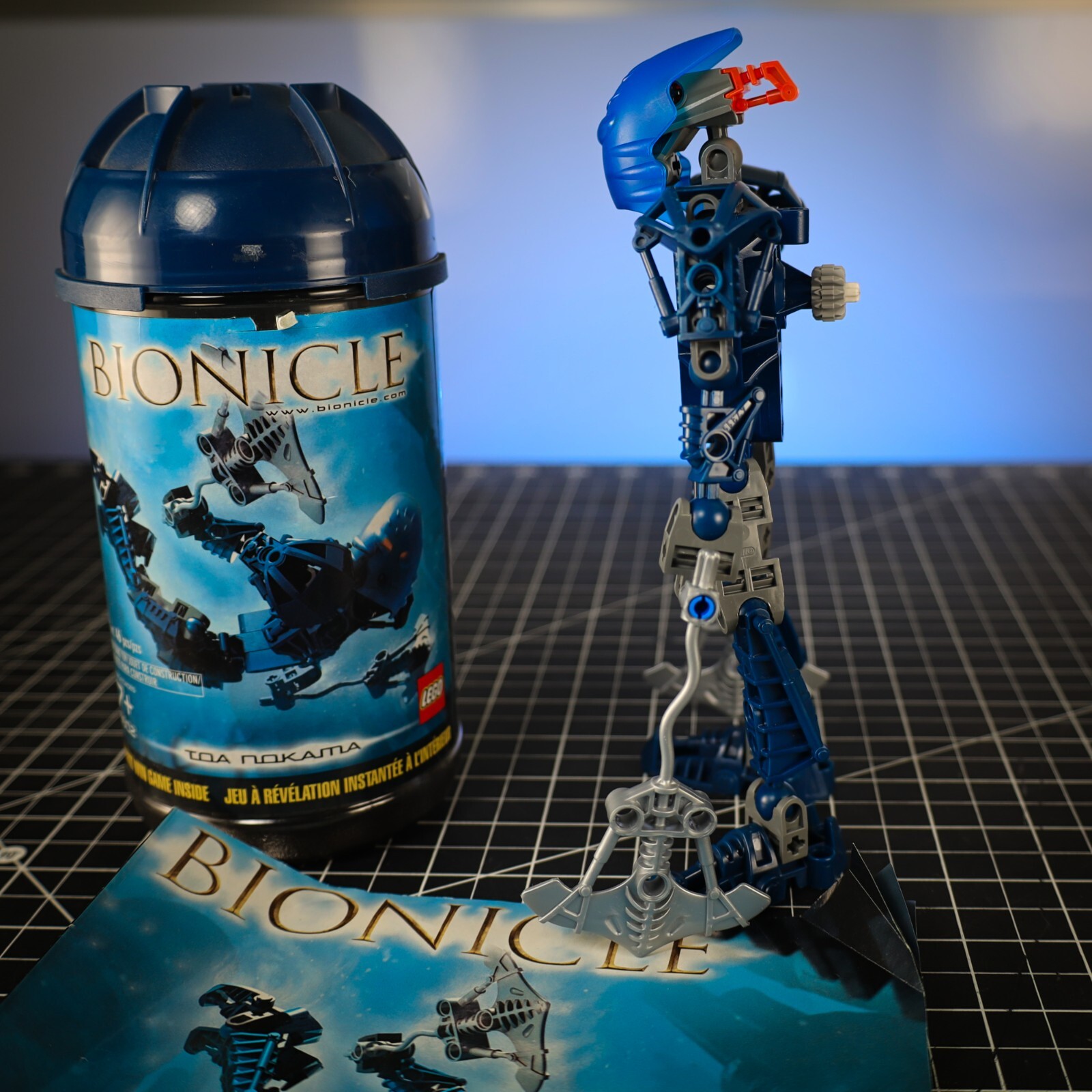 LEGO Bionicle Toa Metru Nokama (8602) w/ Canister & Instructions ...