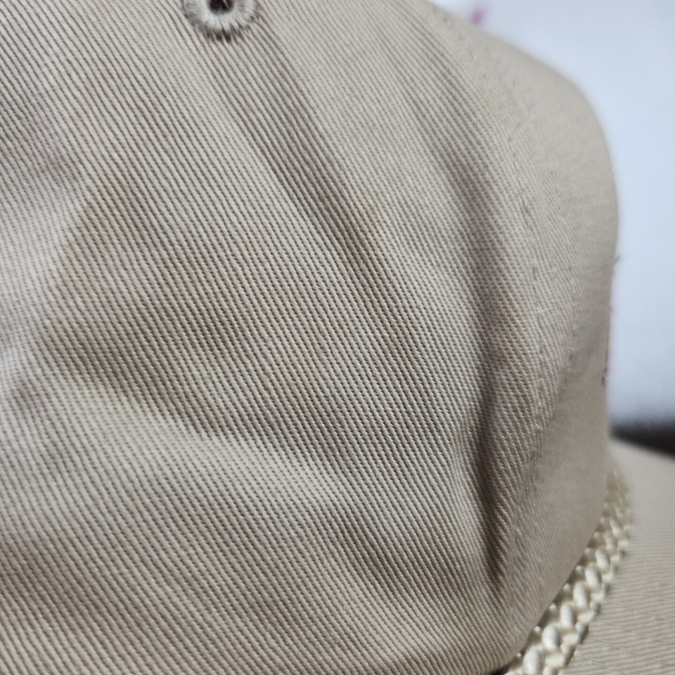 Vintage Farm Collector Magazine Hat Cap Tan Leather Strapback Rope ...