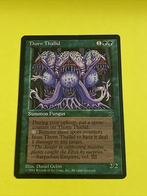 magic deckmaster card Thorn Thallus | eBay