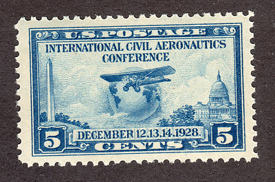 US # 650 (1928) 5c - MNH(OGnh) - Grade: VF/XF EFO: Offset on back of ...