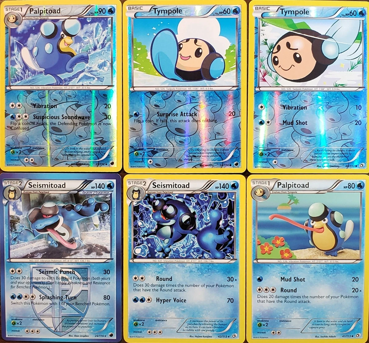 Pokemon Palpitoad Card