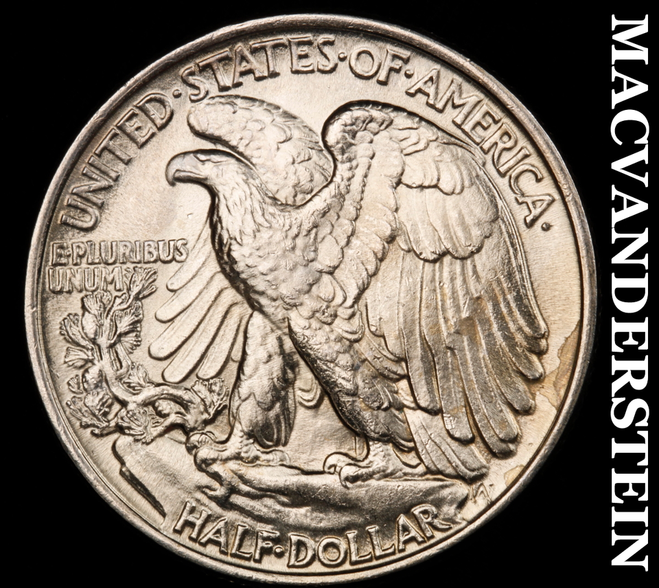 1944 Walking Liberty Half Dollar - Choice Gem Brilliant Unc+++ #F5210 ...