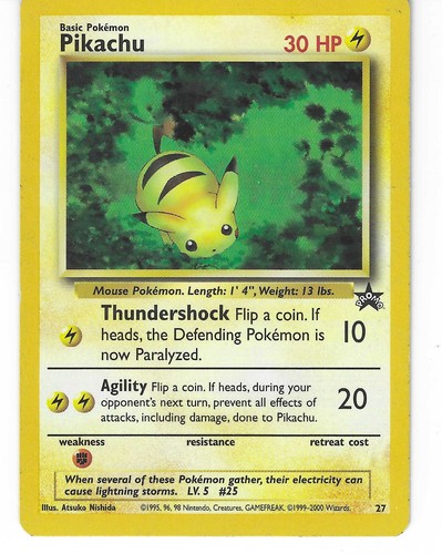 Pokemon TCG Pikachu 27/53 Wizards Black Star Promos HP | eBay