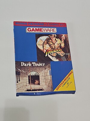 Gameware Invaders Of The Lost Tomb & Dark Tower For Commodore 64 (1984 ...