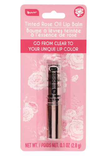 B Pure Tinted Rose Oil Lip Balm Color Changing PH Adapting *SPECIAL ...