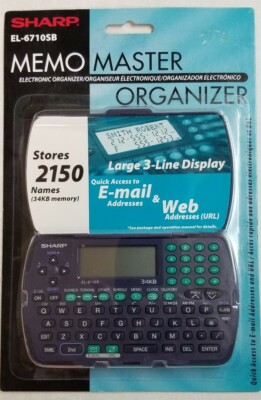 Sharp Memo Master EL-671SB | eBay