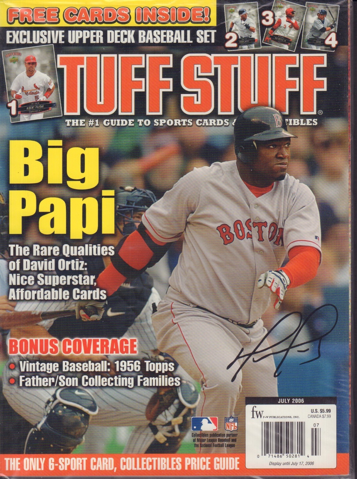 Tuff Stuff Magazine July 2006 David Ortiz Sealed 072217nonjhe | eBay