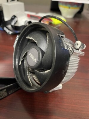 AMD Wraith Spire OEM Cooler Fan ONLY from Ryzen 5 1600X | eBay