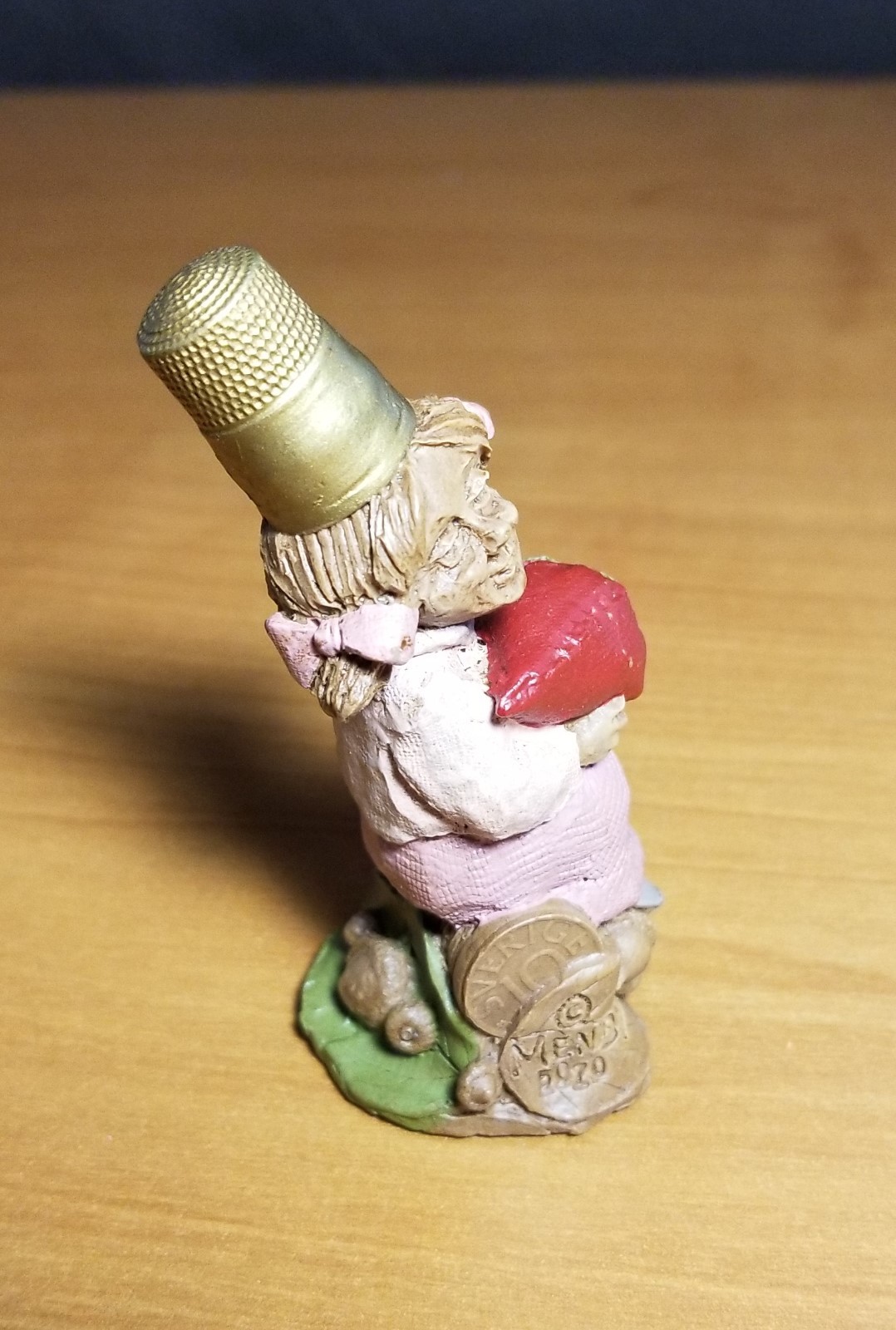 Tom Clark Gnome MENDY Ed. #71 1989 COA Retired Thimble Sewing ...