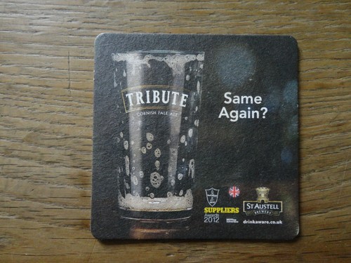 Beer mat coaster ST AUSTELL BREWERY TRIBUTE PALE ALE CORNWALL | eBay UK