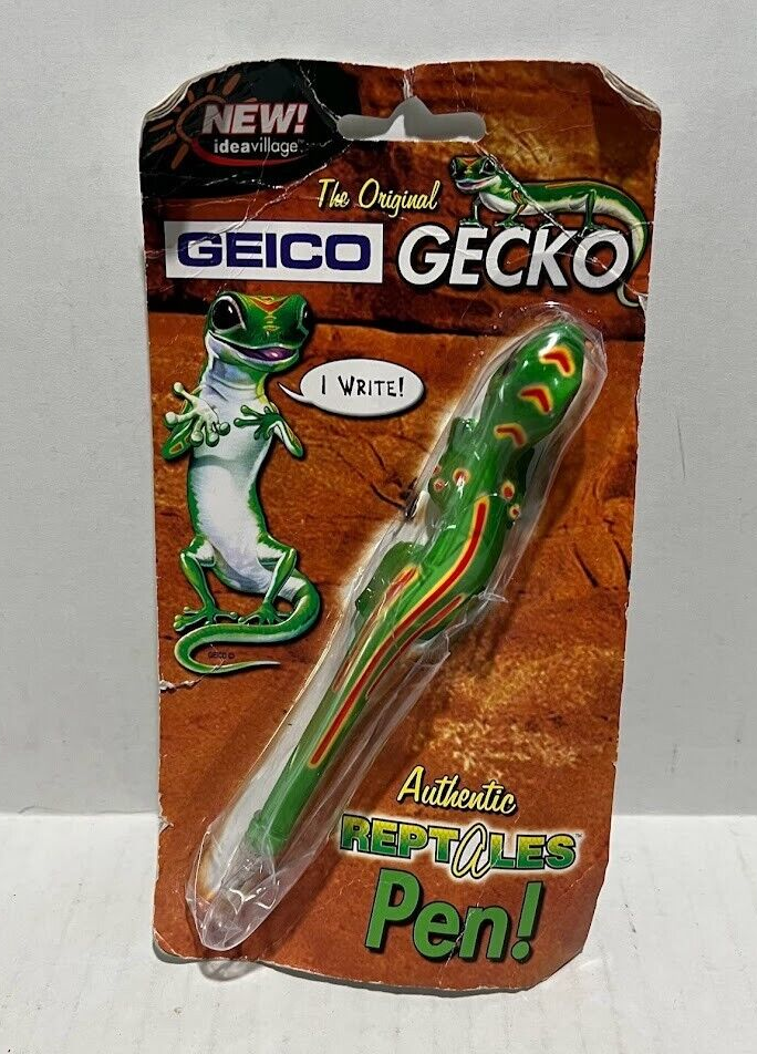 Vintage The Original Geico Gecko Authentic Reptales Pen Promo ...