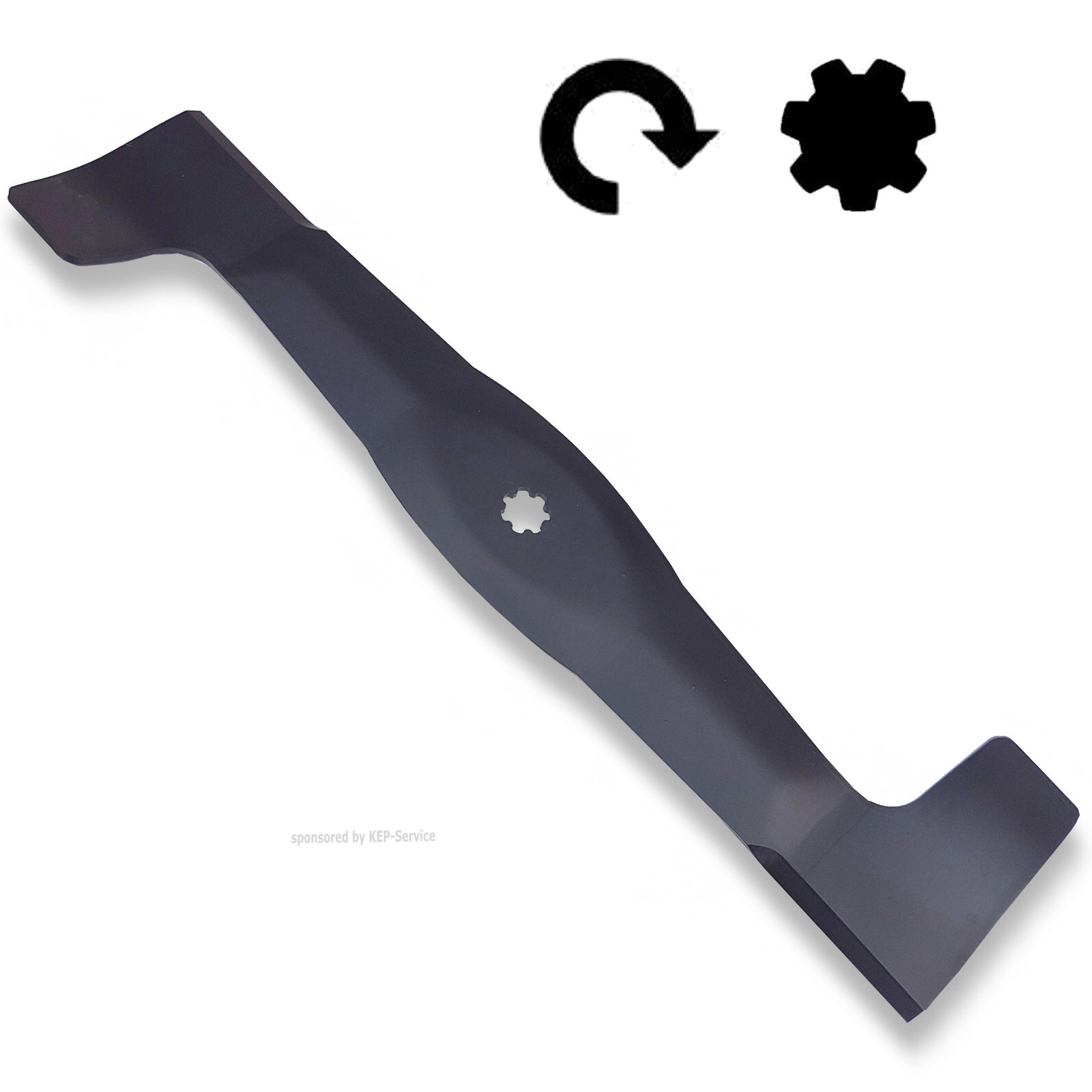 Rasenmähermesser John Deere X130R X155R X166R X350R Sabo 107H cm Flügel ...