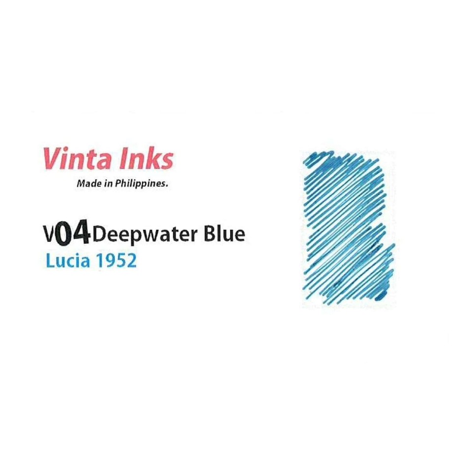 Vinta Inks Deepwater Blue Fountain Pen Ink 30ml Standard New | eBay