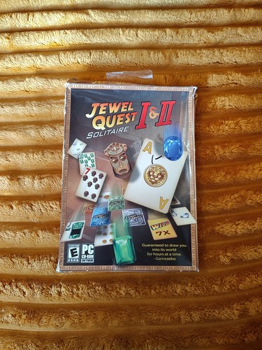 JEWEL QUEST SOLITAIRE I & II PC CD-ROM Video Game Disk B2G1 ...