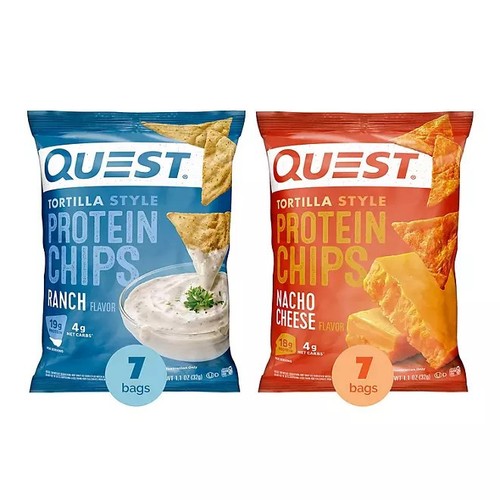 Quest Tortilla Chips Variety Pack, Nacho Cheese & Ranch, 14 ct. | eBay