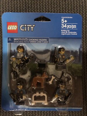 LEGO CITY 850617 Police Mini-Figures 34 PCS Accessory Multi-Pack ...