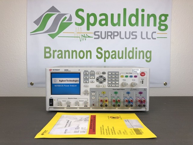 Keysight N6705B DC Power Analyzer Modular 600 W 4 Slots CALIBRATED for ...