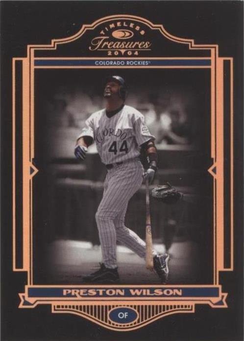 2004 Donruss Timeless Treasures - Preston Wilson #33 Bronze /100 for ...