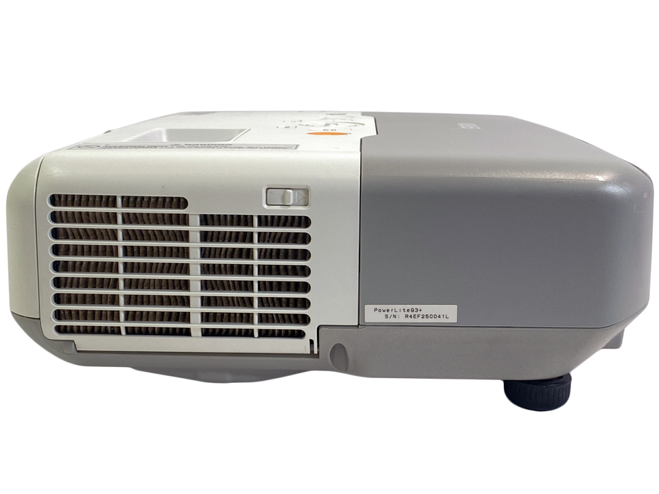 Epson PowerLite 93+ 3LCD Projector 2600 Lumens MAX 1600x1200 - 6 Months ...