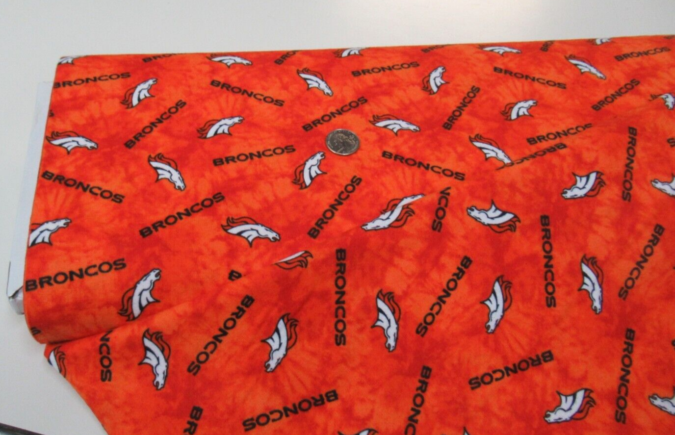 Licensed NFL DENVER BRONCOS tye-dye FLANNEL fabric BTY (14867) Fan Shop ...