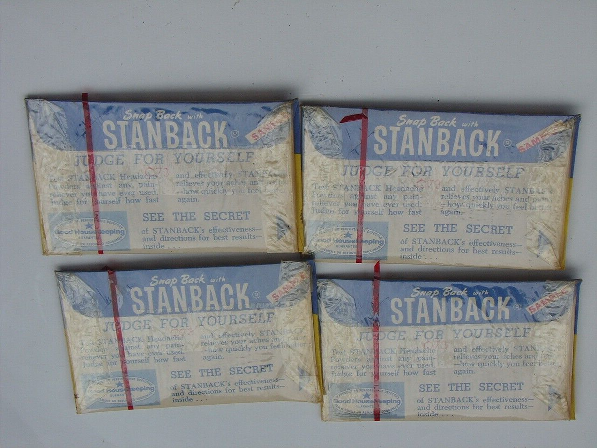 Stanback Headache Powder History GOODYS Cool Orange Powder 24ct